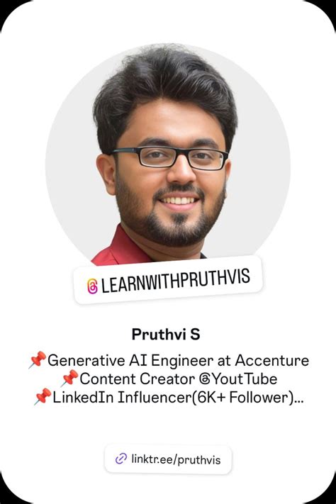 pruthvi s on linkedin instagram youtube stayconnected excitedtoconnect pruthvis pruthvi