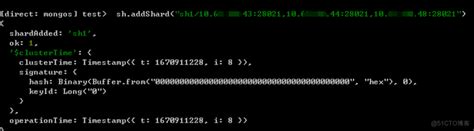 mongo分片集群6 0 3版本 sharding 模式部署 t575716348的技术博客 51cto博客