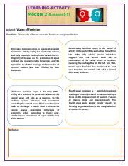 Module IT Activities Docx LEARNING ACTIVITY Module Lessons Activity Waves Of