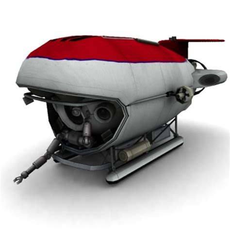 3d Model Underwater Bathyscaphe