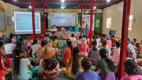 ဒေးဒရဲမြို့နယ်၌ ကျေးရွာနေပြည်သူများအား ကျား၊ မ အခြေပြု အကြမ်းဖက်မှုပပျောက်ရေး အသိပညာပေးသင်တန