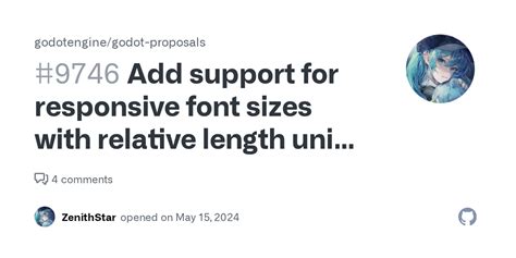 Add Support For Responsive Font Sizes With Relative Length Units Em