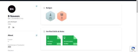 naveen b on linkedin hackerrank codingachievement java