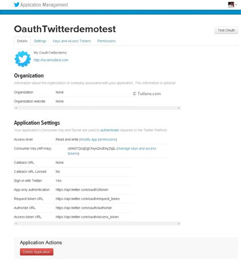 Oauth Login With Twitter In Aspnet Mvc Website With Example Tutlane