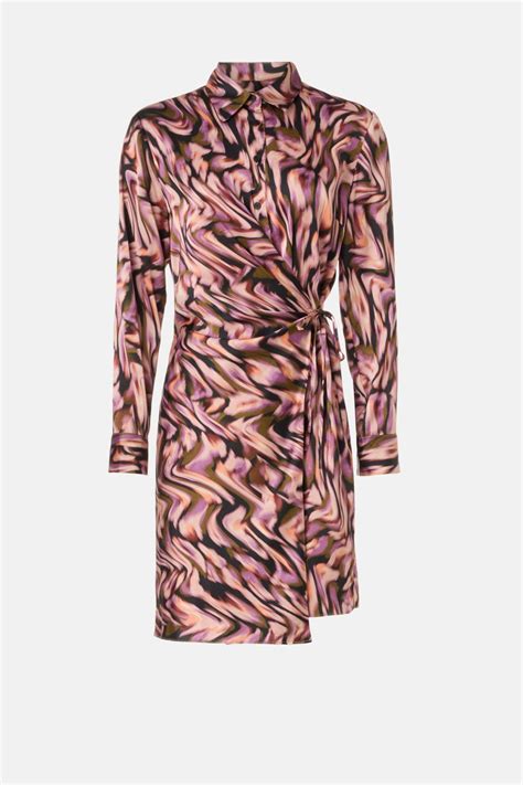 Pink Multi Wrap Dress By Donna Morgan Rent The Runway
