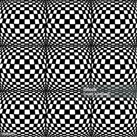 매끄러운 패턴 수직은 소실점으로 이동합니다 흑백의 작은 기하학적 직사각형 사각형 모양으로 크다 0명에 대한 스톡 벡터 아트 및 기타 이미지 Istock