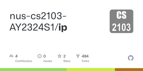 Pull Requests · Nus Cs2103 Ay2324s1ip · Github