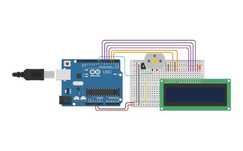 Circuit Design Water Pump Exercise Tinkercad