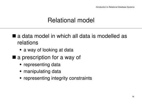 Ppt Introduction To Relational Database Systems Powerpoint Presentation Id 714913
