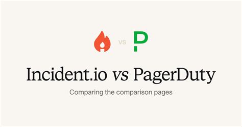 Comparing The Vs Pagerduty Comparison Pages Blog