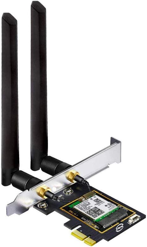 Amazon Com Okn Wifi E Ax Pcie Wifi Card For Desktop Pc Intel Ax Bluetooth Wpa