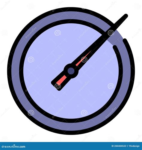 Modern Stopwatch Icon Vector Flat Stock Vector Illustration Of Line