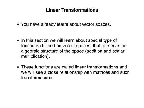 Linear Transformationspart1pdf