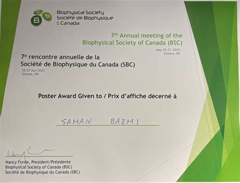 Sam Bazmi Phd On Linkedin Biophysics 10 Comments