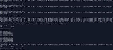 Queries Sometimes Return Empty Results Influxdb 1 Influxdata Community Forums