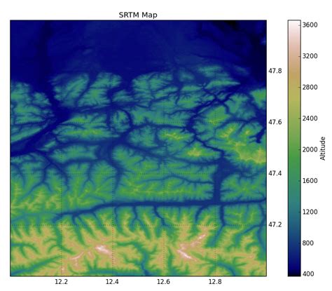 Shaded Relief Map In Python Géophysiquebe