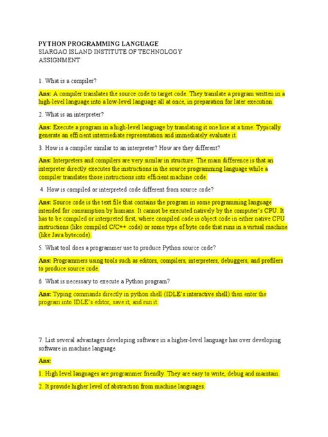 python programming language pdf