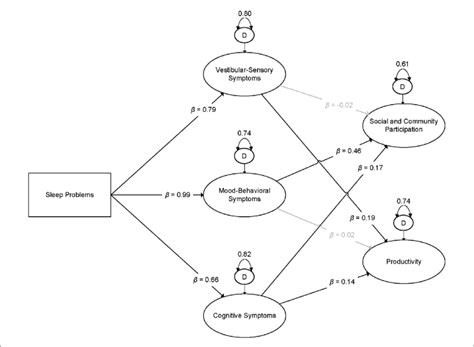 Visual Illustration Of The Final Latent Variable Path Model Boxes