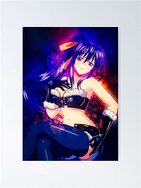 Akeno Himejima High School Dxd Fanart Poster For Sale By Spacefoxart