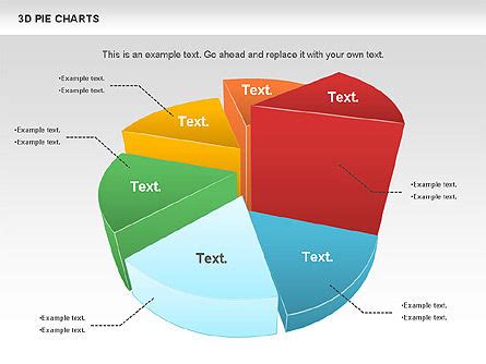D Pie Chart Presentation Template For Google Slides And PowerPoint