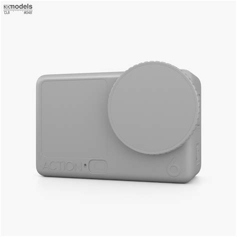 Dji Osmo Action 6 Camera 3d Model Download Photo Camera On
