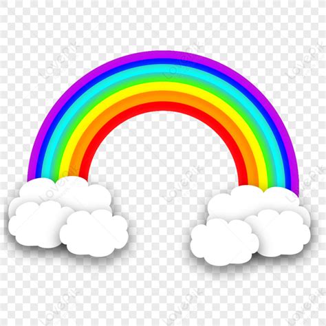 귀여운 일러스트 무지개 클립 아트아름다운구름색깔 Png 일러스트 무료 다운로드 Lovepik