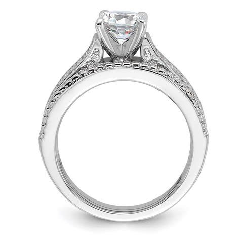 Sterling Silver Brilliant Embers Rhodium Plated 135 Stone Micro Pav Cz