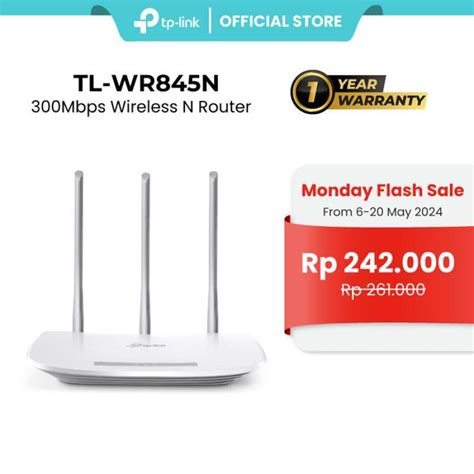 Jual Tp Link Tl Wr845n 300mbps Wireless N Wifi Router Access Point Range Extender Wisp Mode 3