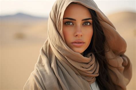 Middle East Gorgeous Woman Portrait Free Photo Rawpixel