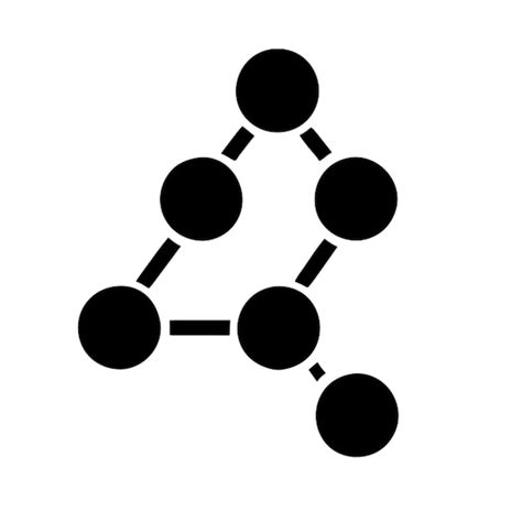 Chemical Structure Icon Icon Premium Ai Generated Vector