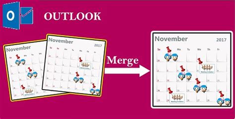 manage multiple calendars in outlook combine pst calendars into one