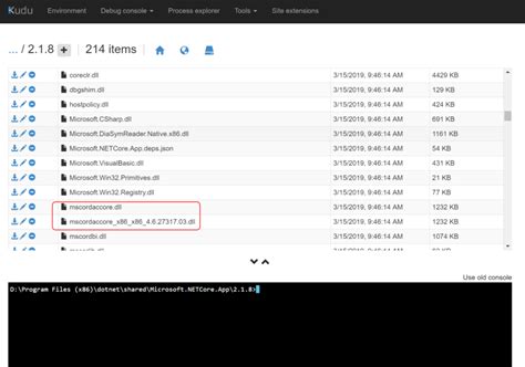 Kudu Console Explorer Softwareproduction