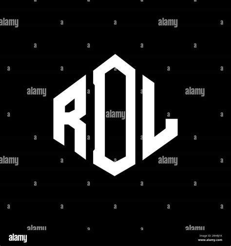 Rdl Letter Logo Design With Polygon Shape Rdl Polygon And Cube Shape Logo Design Rdl Hexagon