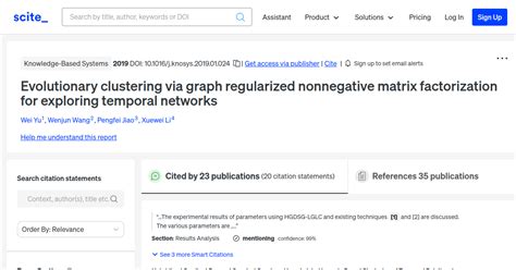 Evolutionary Clustering Via Graph Regularized Nonnegative Matrix