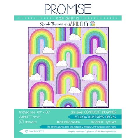 Promise Pdf Pattern Etsy