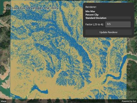 Stretch Renderer Arcgis Maps Sdk For Net Esri Developer