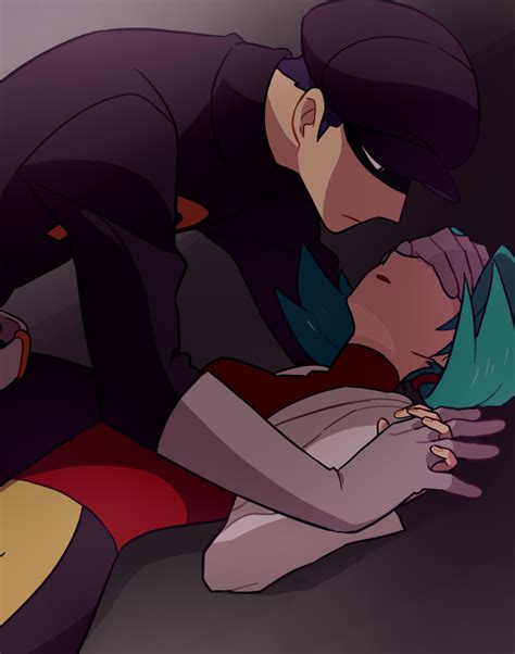 Kris And Team Rocket Grunt Pokemon And 1 More Drawn By Lisakura