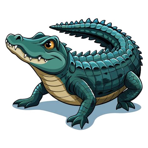 Alligator Clipart Vector Illustration Premium Ai Generated Vector