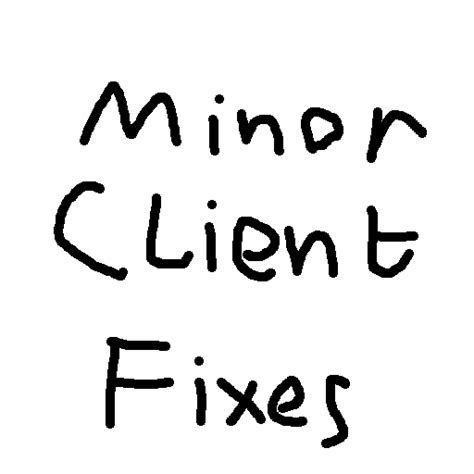 Minor Client Fixes Minecraft Mod