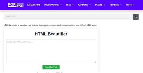 Free Html Beautifier Online Popitopi Medium