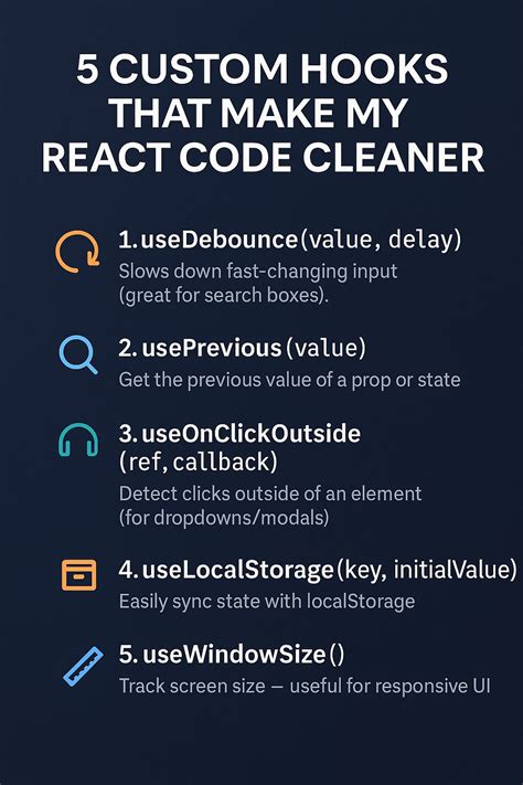 5 Custom Hooks That Make My React Code Cleaner Fuad Hasan