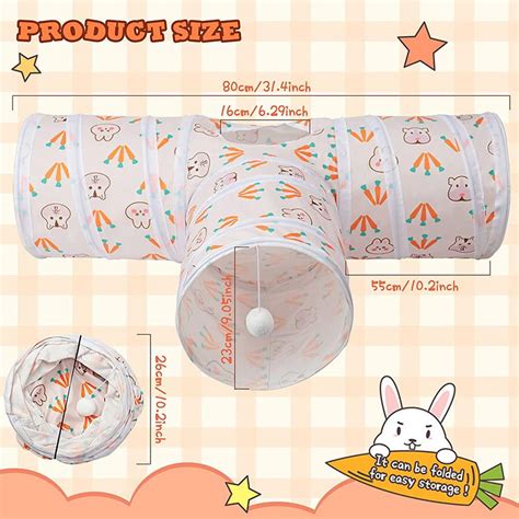 Badubg Тунели и тръби за зайчета Сгъваеми скривалища за зайчета от