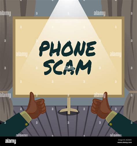 Text Caption Presenting Phone Scam Business Idea Getting Unwanted