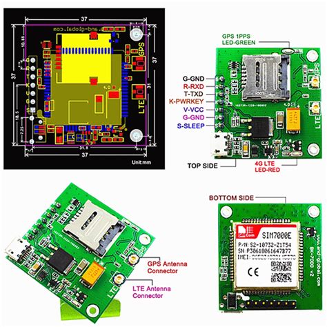 simcom sim7000 sim7000e iot modules