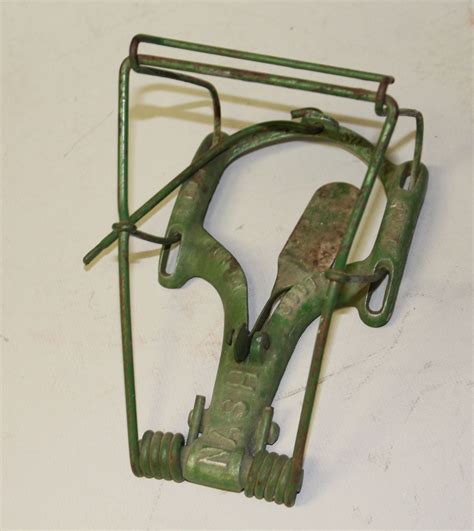 Bargain Johns Antiques Antique Iron And Wire Nash Mole Trap Scotts