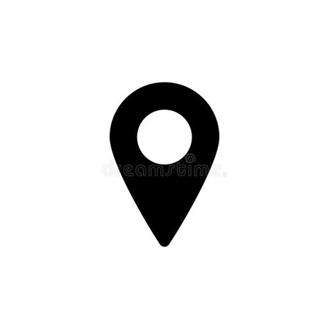 Map Pin Marker Vector Icon Stock Vector Illustration Of Marker
