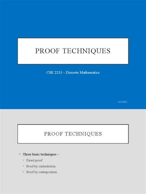 Dm Proof 01 Pdf Mathematical Proof Theorem