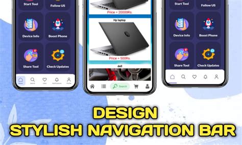 Make Stylish Navigation Bar On Your App By Umranidev Fiverr
