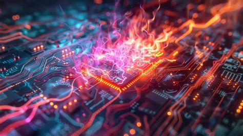Ai Energy Usage Abstract Representation Of Power Consumption Stock