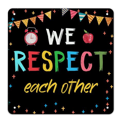 Respect One Another For School